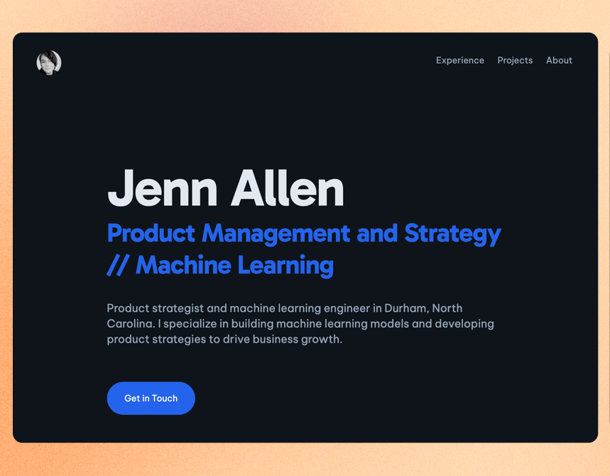 Jenn Allen - Product Management and Strategy // Machine Learning